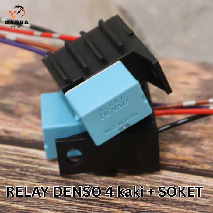 DENSO 12V 4PIN RELAY + SOCKET / 4-CABLE RELAY SOCKET | Shopee Malaysia