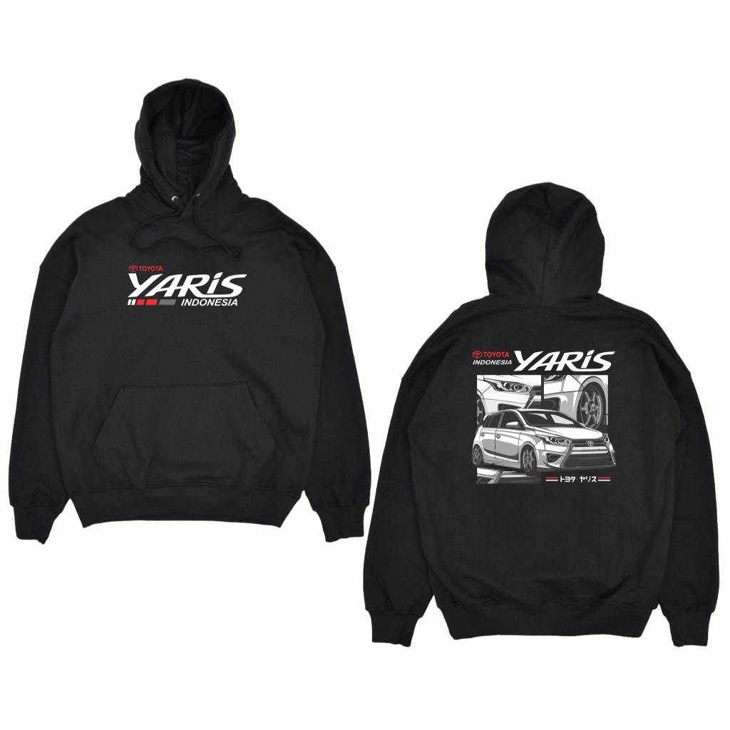 TOYOTA YARIS V2 BIG SIZE JUMBO AUTOMOTIVE DISTRO HOODIE JACKET | Shopee ...