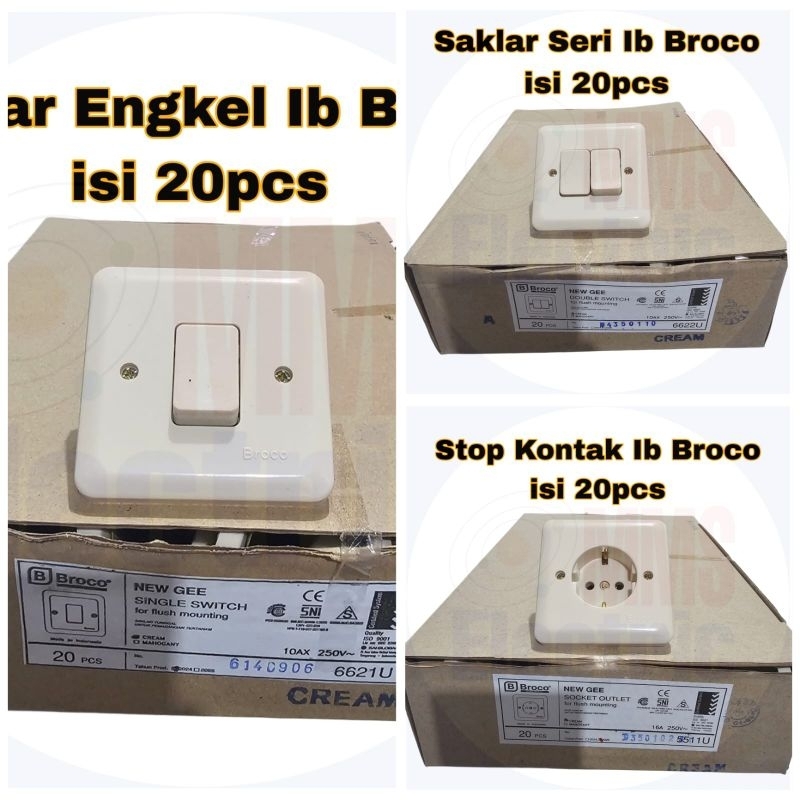 Broco Brand Inbow Switch contains 20 pcs | Shopee Malaysia