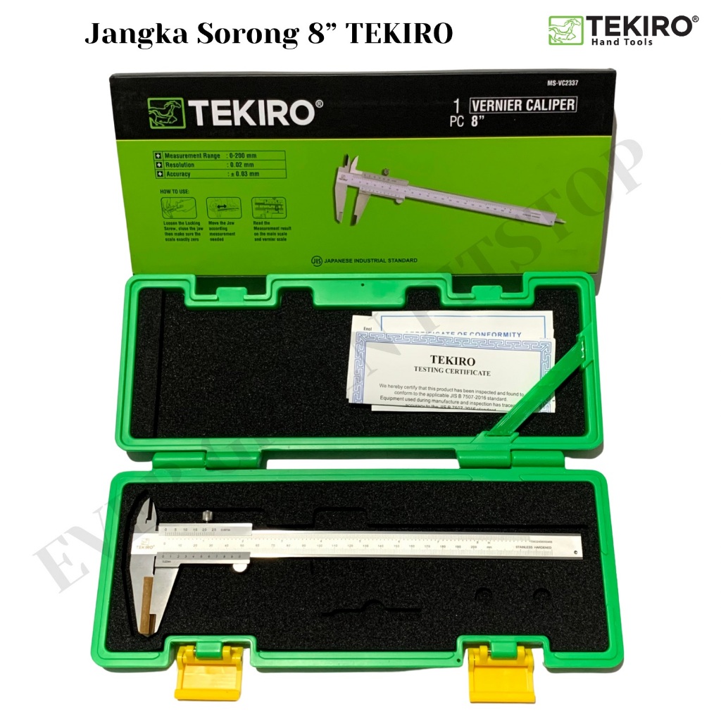 TEKIRO Sigmat NON Digital 8 inch Vernier Caliper 8" Vernier Caliper ...