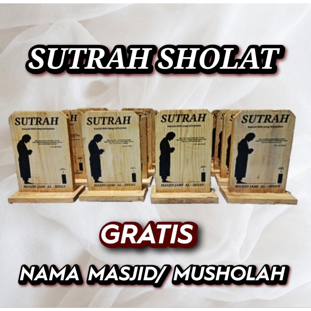 Sutrah Prayer/ Sutroh Prayer Divider Board 16x21 cm (glossy Polish ...