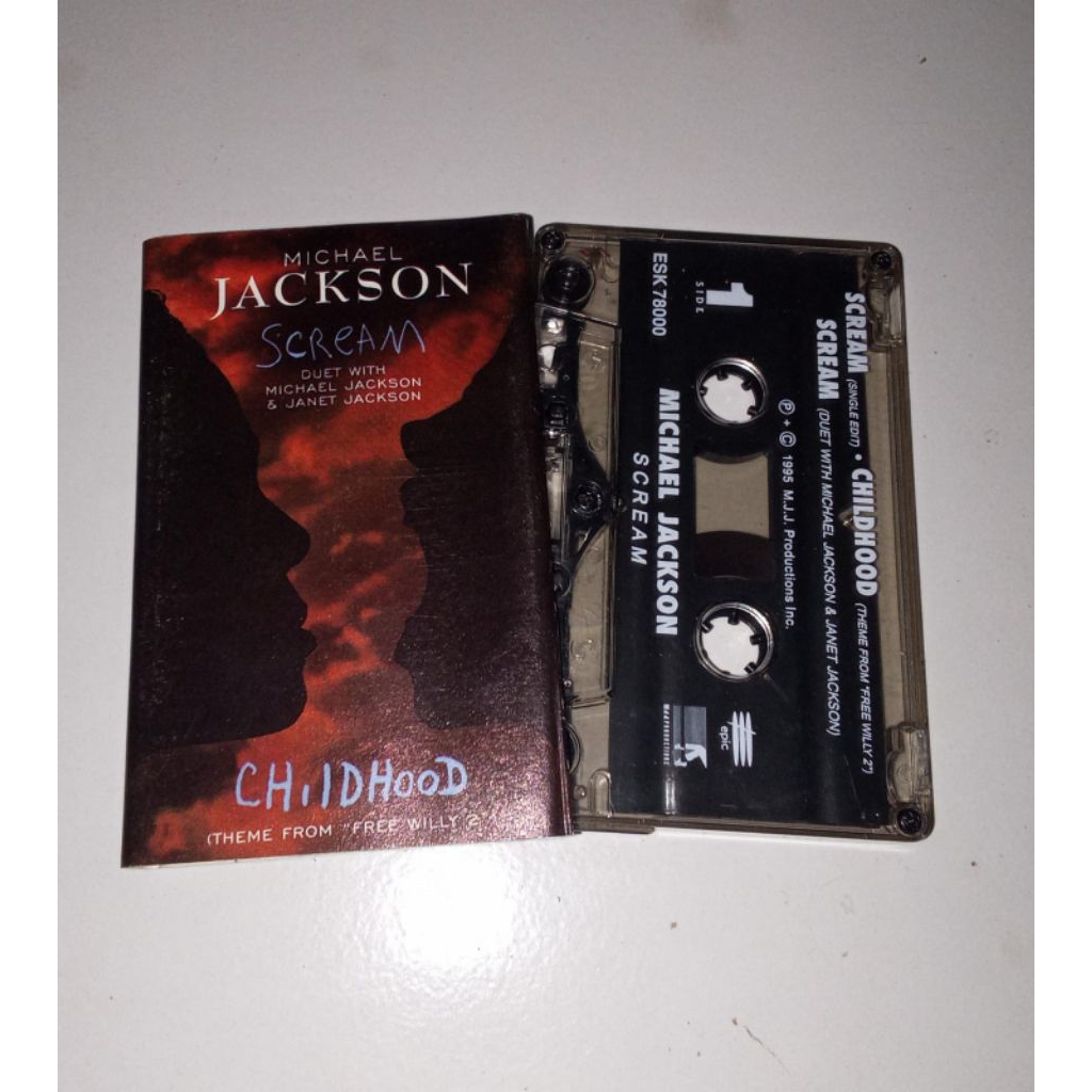 Michael jackson cassette tape - scream | Shopee Malaysia