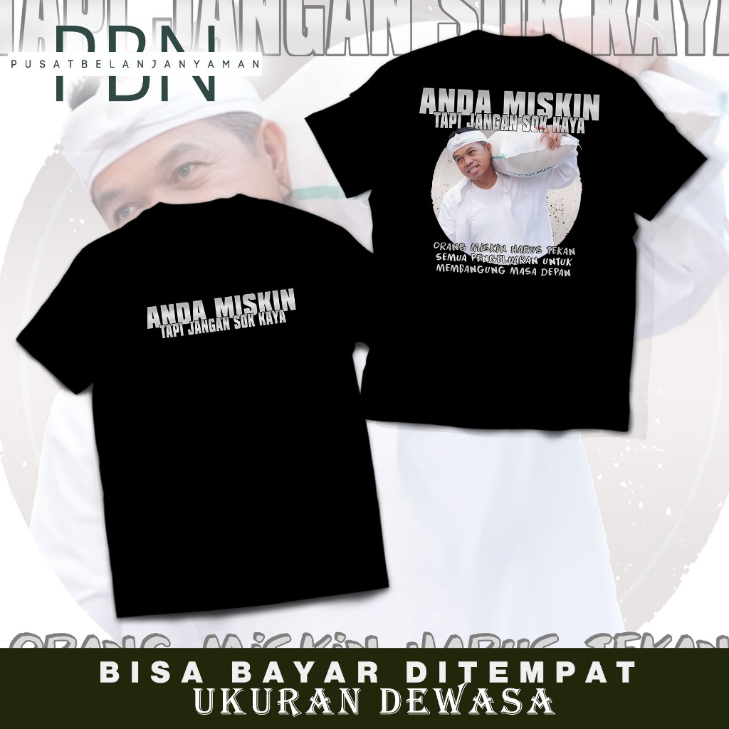 ADULT T-SHIRT KDM KANG DEDI MULYADI GUBERNUR WEST JAVA - DEDI MULYADI ...
