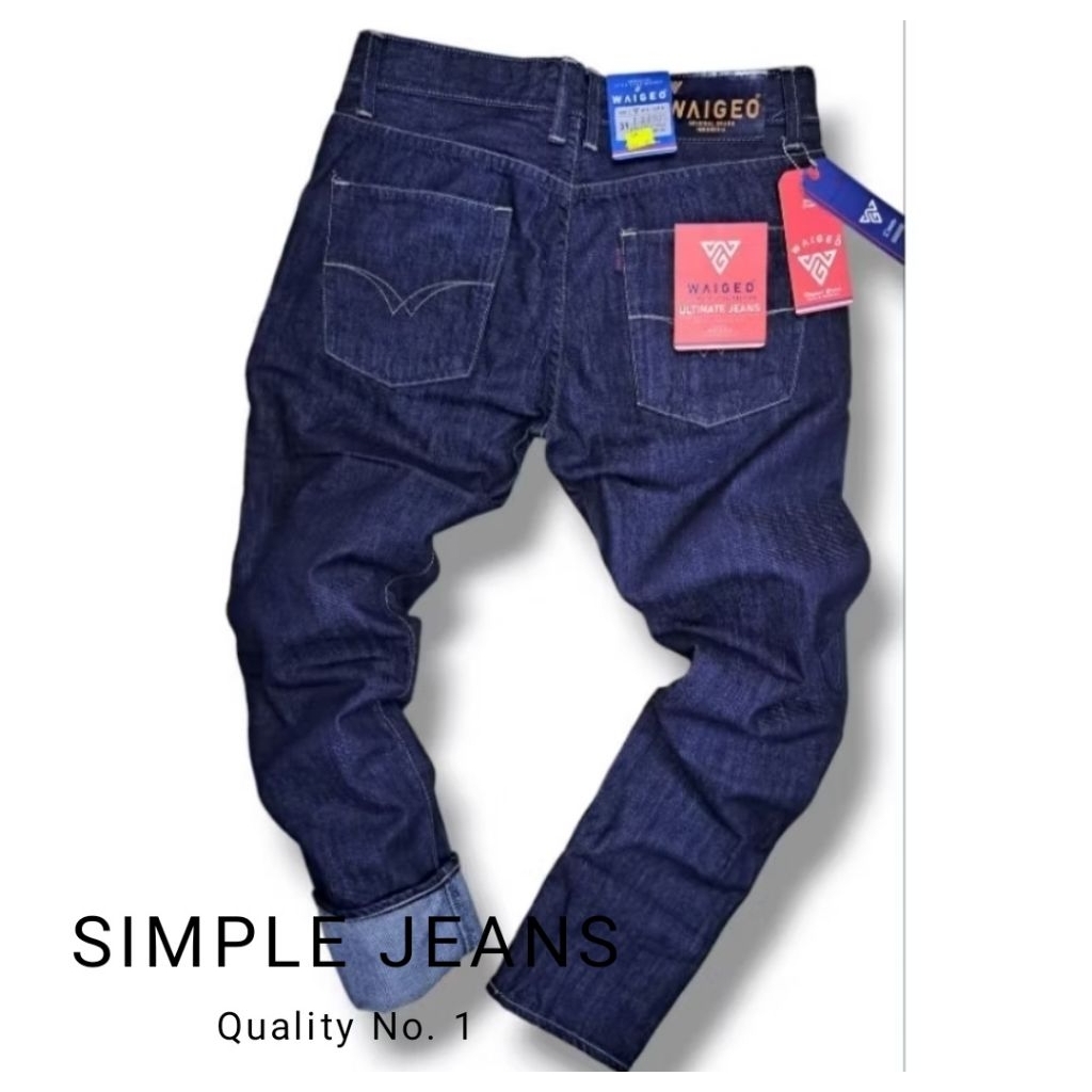 Waigeo Men's Long Imported Garment Jeans, Latest Standard Res Model ...