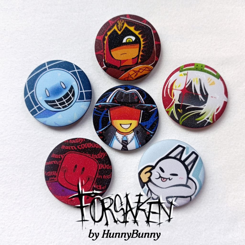[NEW]Forsaken Glitter Pins badge Fanmerch HunnyBunny | Shopee Malaysia