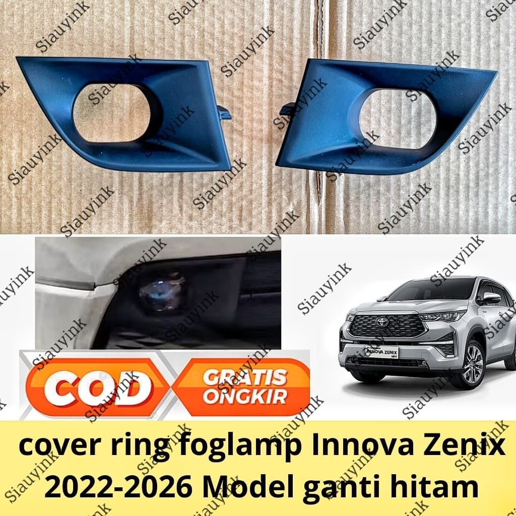 Innova Zenix 2022 2023 2024 2025 fog lamp cover Black replace model ...