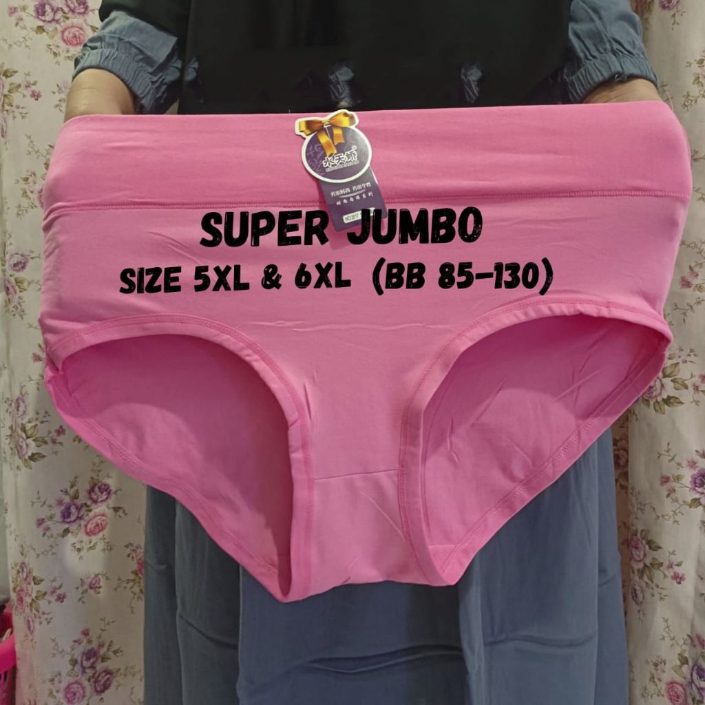 Super JUMBO/BIG SIZE Women's Panties (BB 85-130kg) | Shopee Malaysia