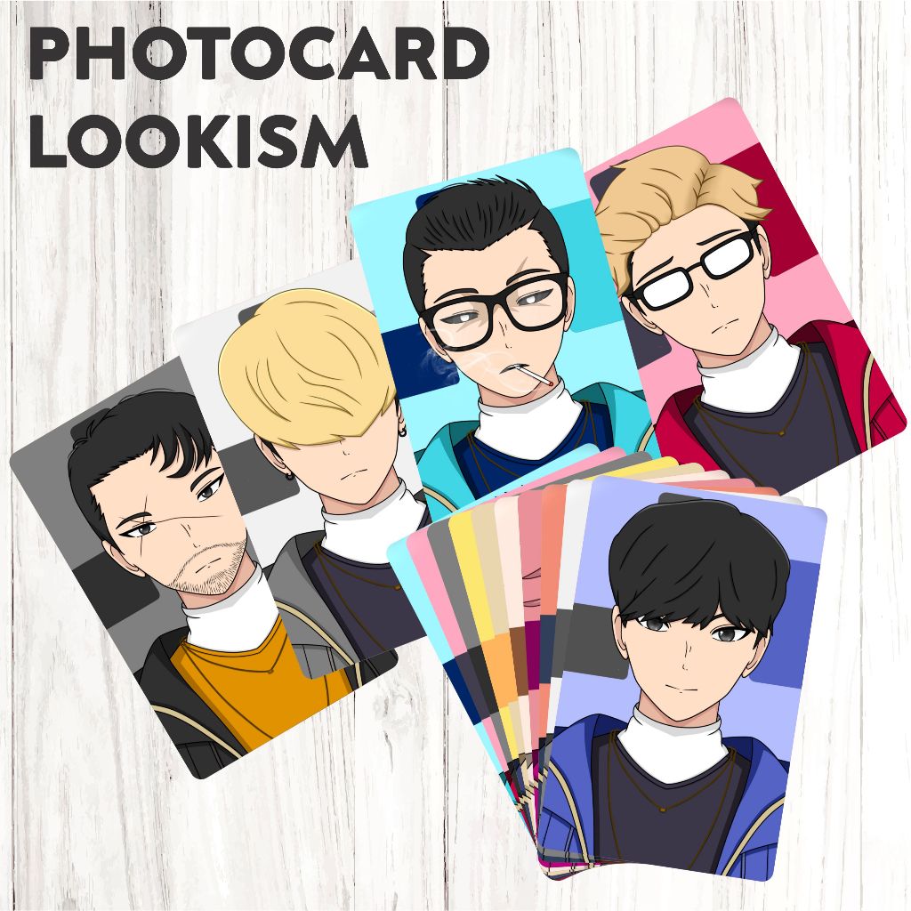 Manhwa Lookism Photocard Collection - Manhwa Hyungseok Character Cards ...