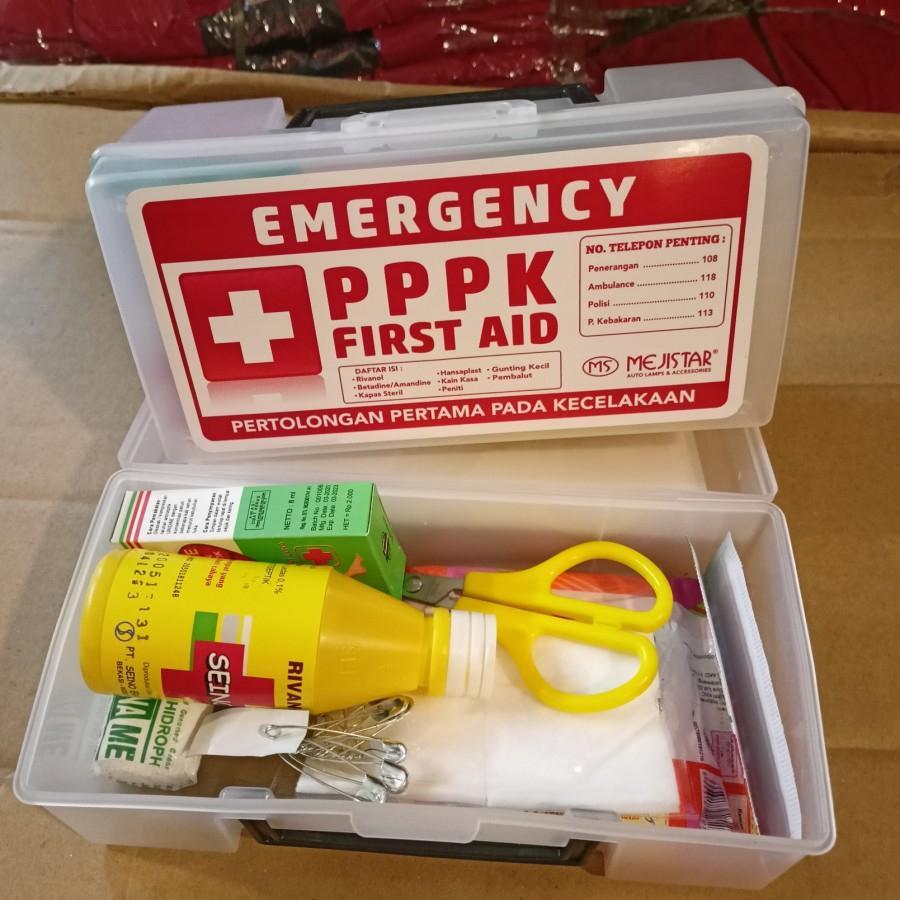RESCUE CAR PPPK BOX Emergency Kit Box / Transparent car first aid box ...
