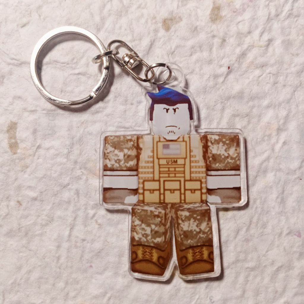 GANTUNGAN GUEST1337 Forsaken Roblox keychain Guest 1337 Forsaken ...
