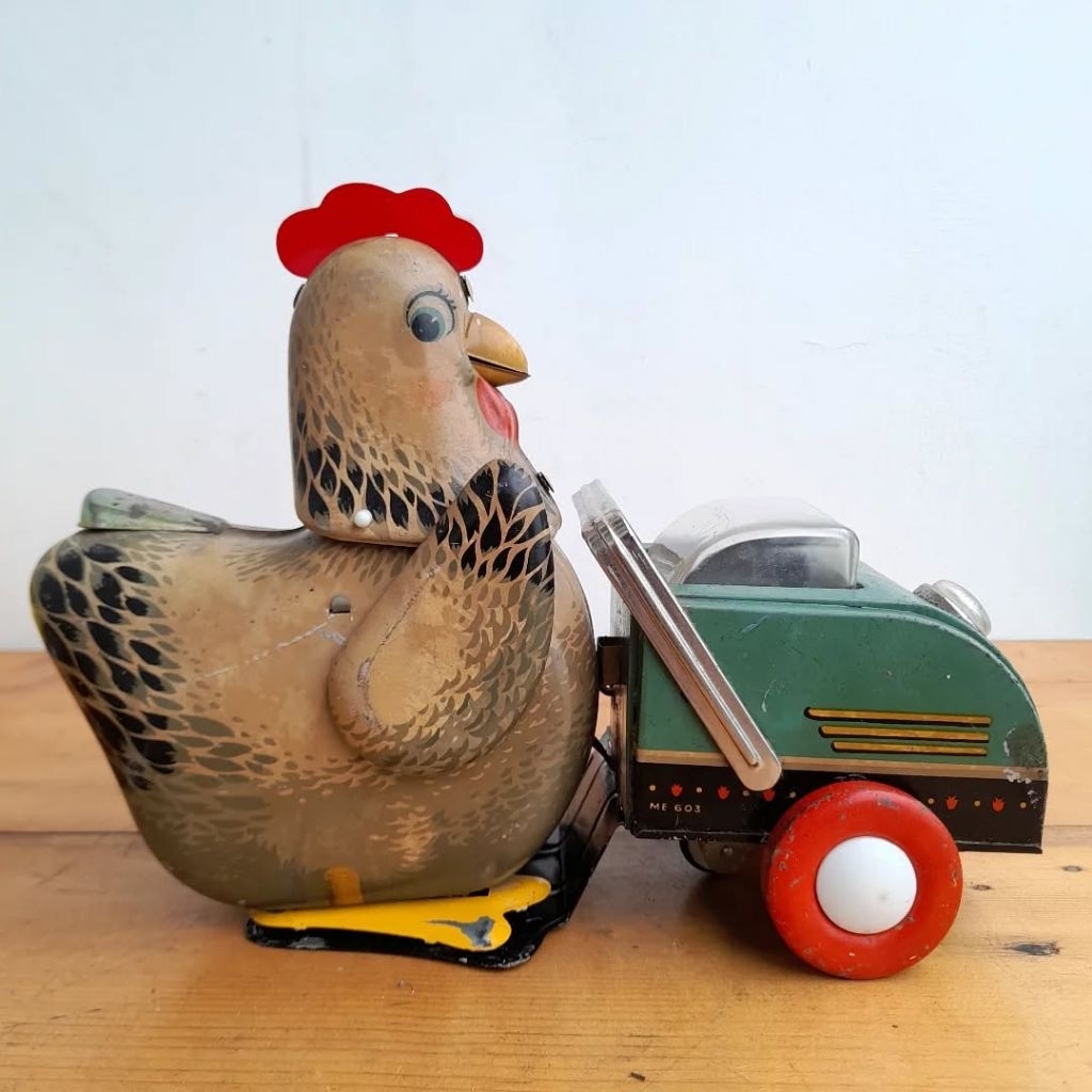 Vintage Tintoys chicken 1970's old school antique toy | Shopee Malaysia