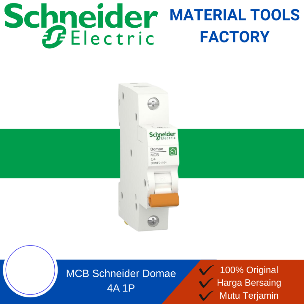 MCB - Schneider MCB - MCB 1 Phase - MCB Schneider 1 Phase Domae 4A | Shopee Malaysia