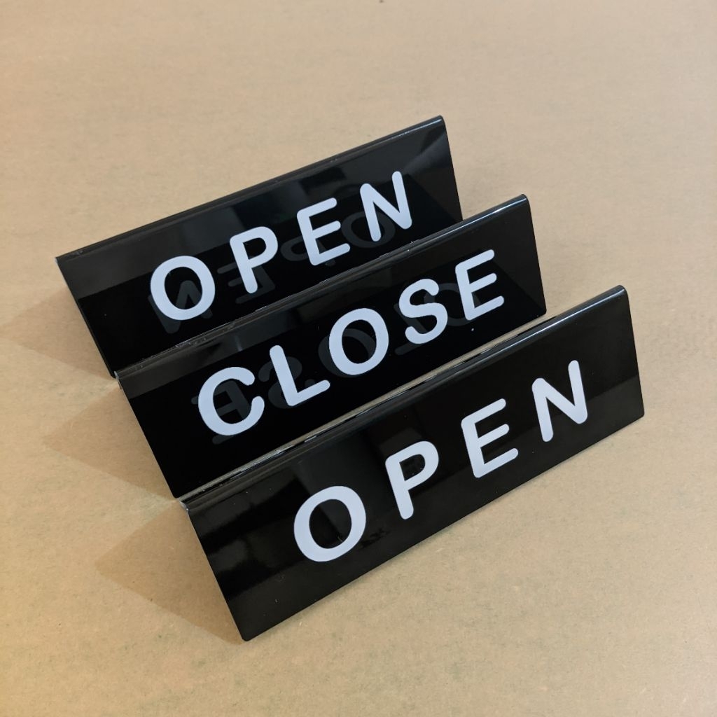OPEN/CLOSE ACRYLIC SIGN | OPEN CLOSE PUNCHING BOARD | INJECTING ...