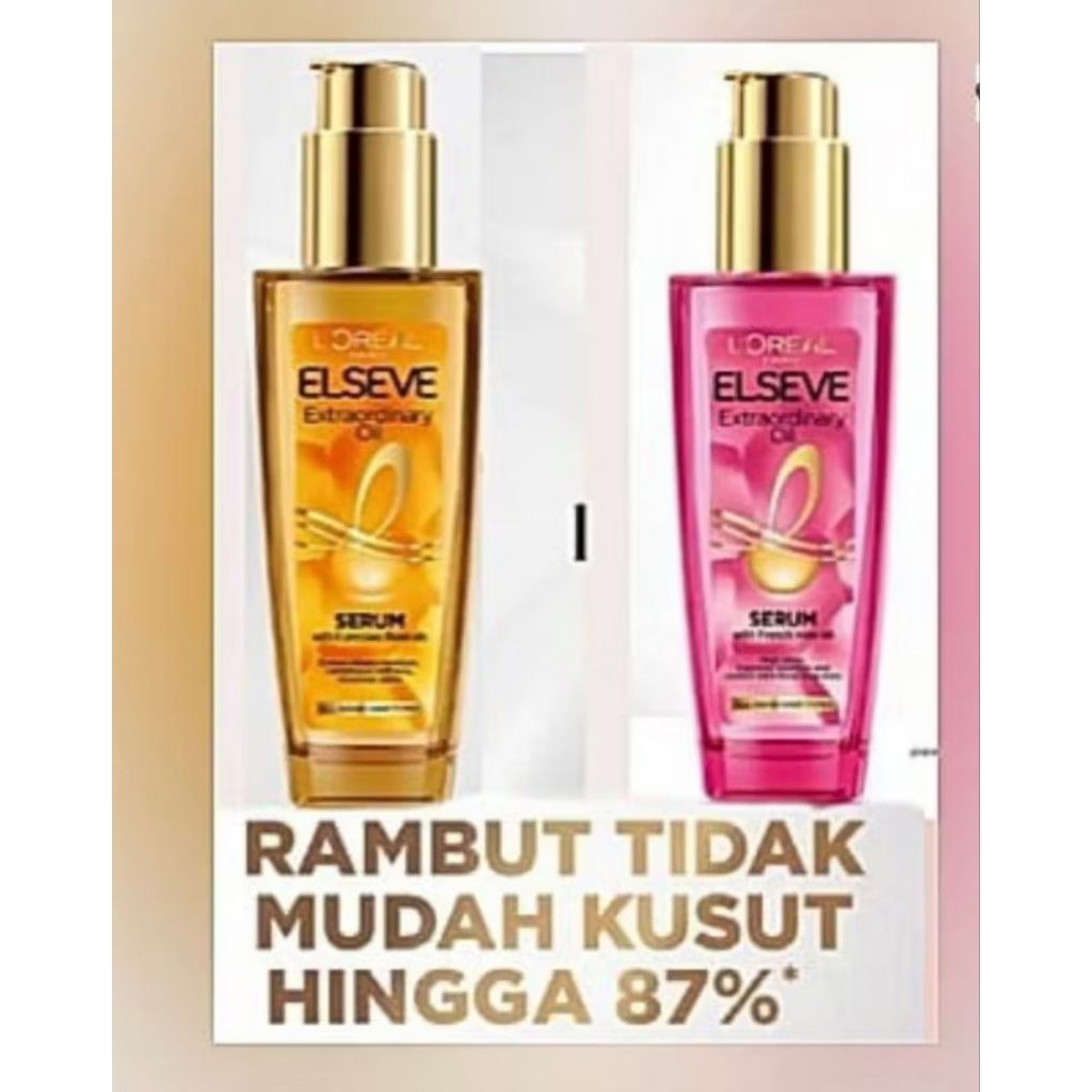 Loreal Paris Elseve Extraordinary Oil Gold or Oil Pink Hair Treatment ...