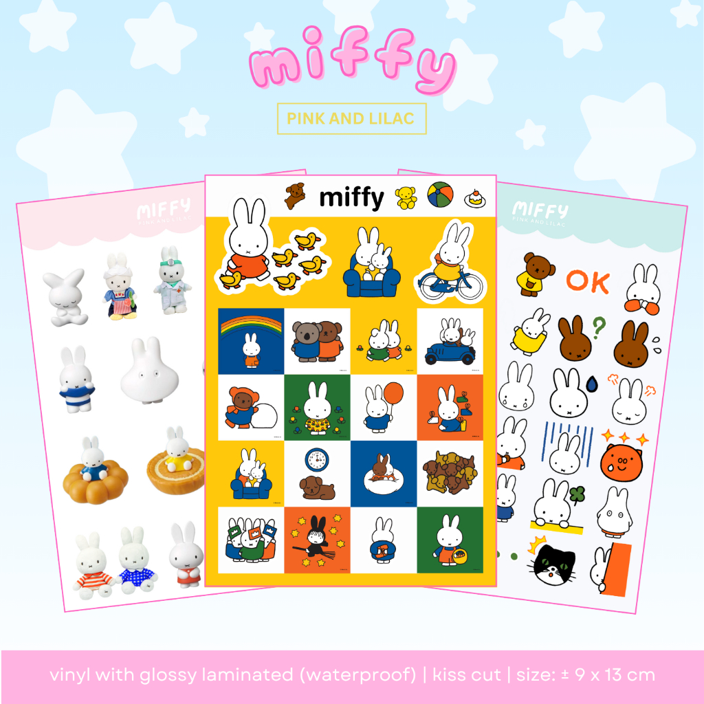Miffy Sticker | Deco Waterproof Sticker | Shopee Malaysia