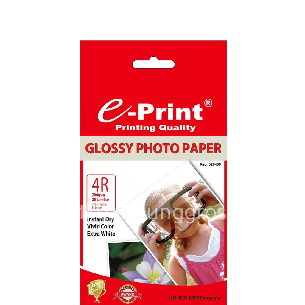 E-print Glossy Photo Paper A6 4R 200 Gsm Polaroid Photo Paper – Pack ...