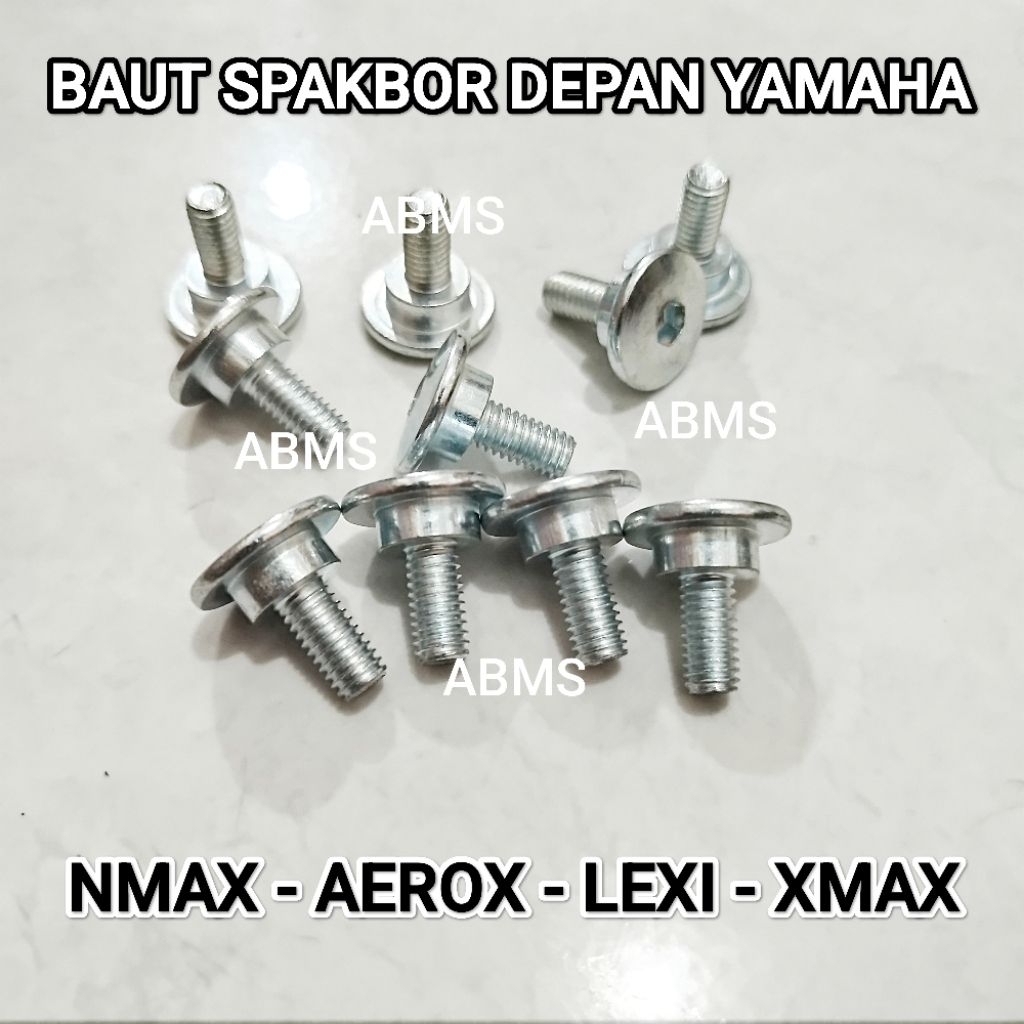 YAMAHA AEROX LEXI NMAX XMAX FRONT SPAKBOR BOLT L BOLT NMAX AEROX LEXI ...