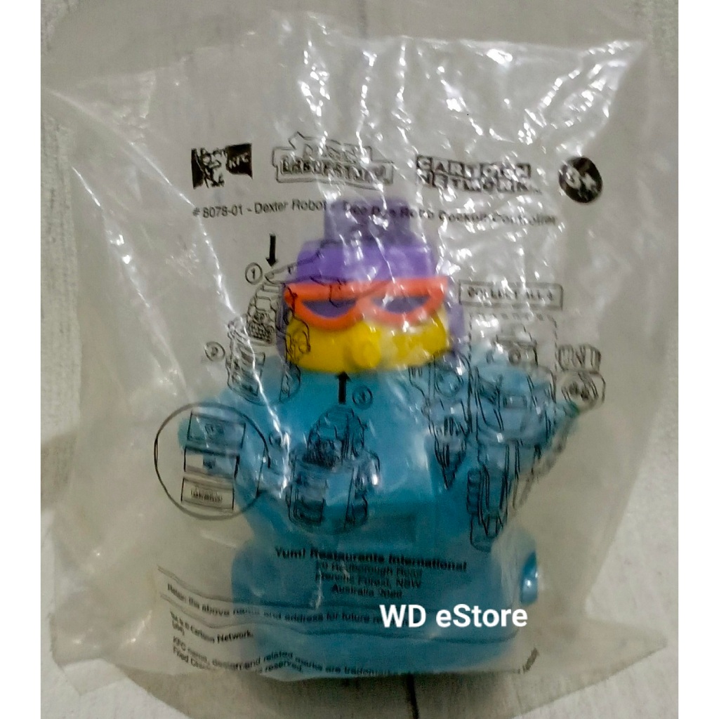 KFC Chacki Meal Toy Dexter Laboratory, Dexter Ronot | Shopee Malaysia