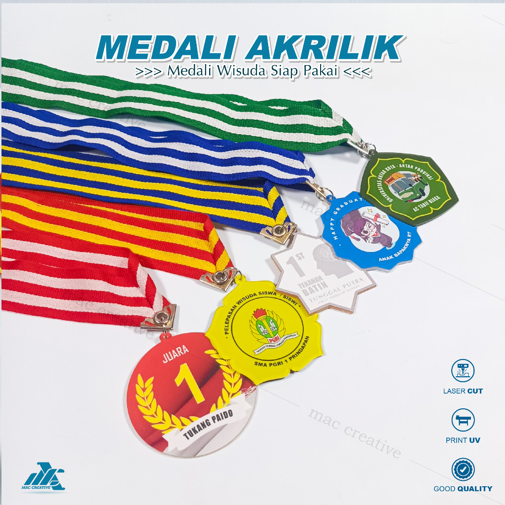 [ Mac ] CUSTOM ACRYLIC MEDAL - CUSTOM ACRYLIC MEDAL NAME - CUSTOM ...