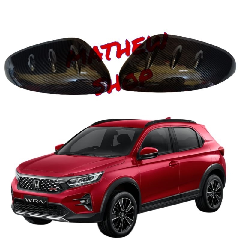Garnish Cover Rear View Mirror Wrv Wr-v RS 2022 2023 2024 2025 Carbon ...