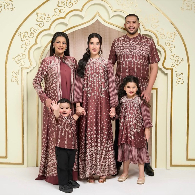 Raya Family Collection Burgundy Geulis x Tasya Farasya Fams | Shopee ...