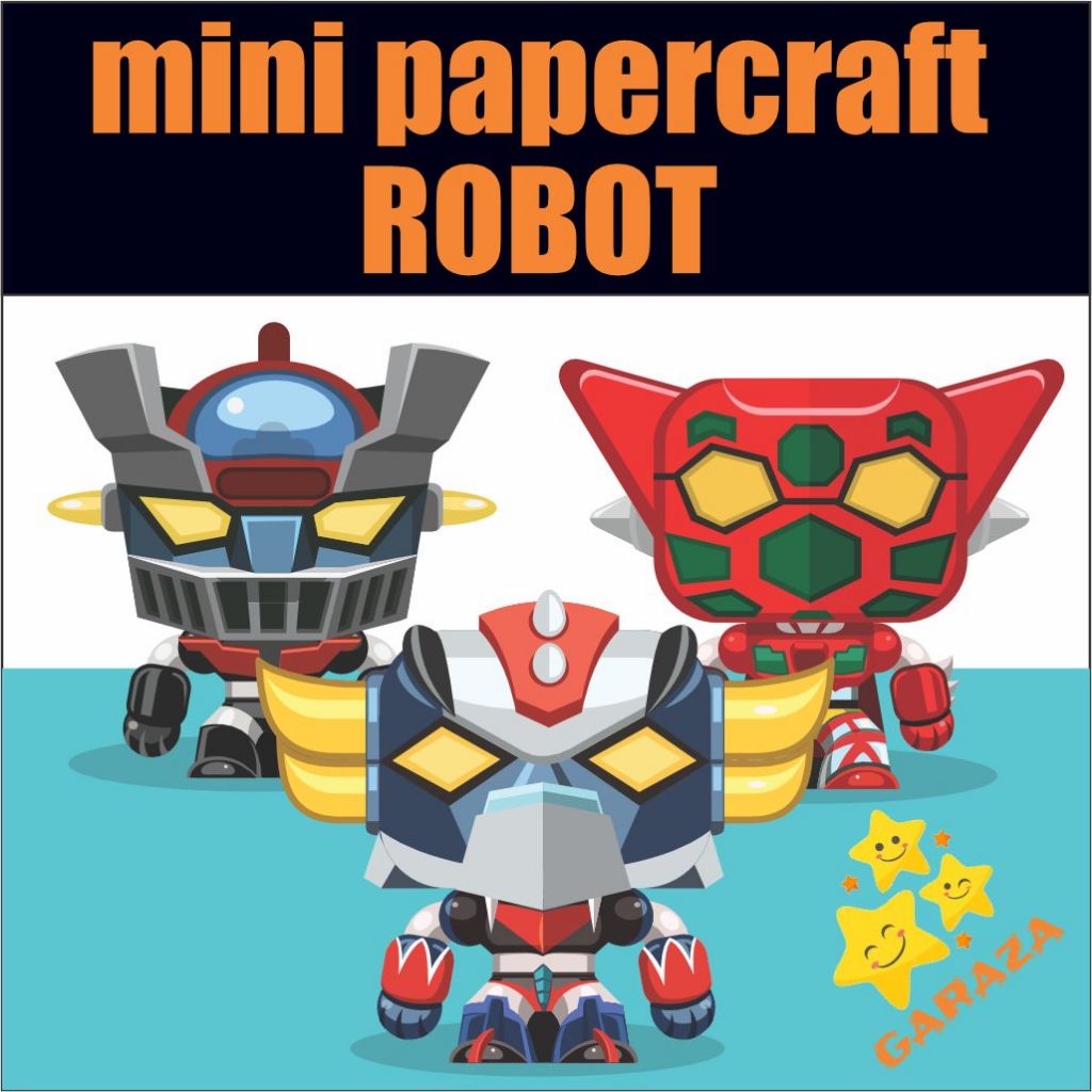 Mini PAPERCRAFT ROBOT EDITION CHILDREN'S EDUCATIONAL TOY | Shopee Malaysia