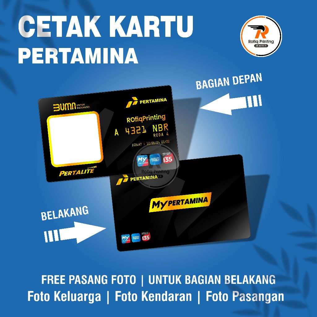 Print Pertamina Cards - - Sharp printing results | Shopee Malaysia