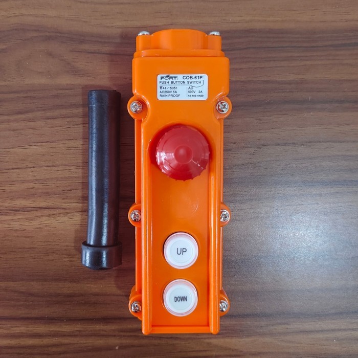 TOMBOL Hoist Push Button COB-61P 2 Buttons 5 Ampere COB61P COB 61 P ...