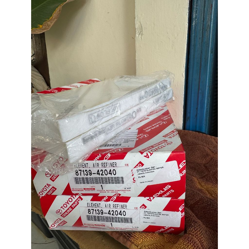 Toyota Cabin Ac Filter 87139-42040 Original Toyota Genuine Parts Air ...