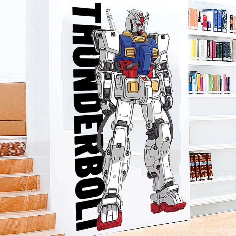 Wall STICKERS BIG SIZE GUNDAM STICKERS 1 SET CONTAINS 2 SHEETS ...