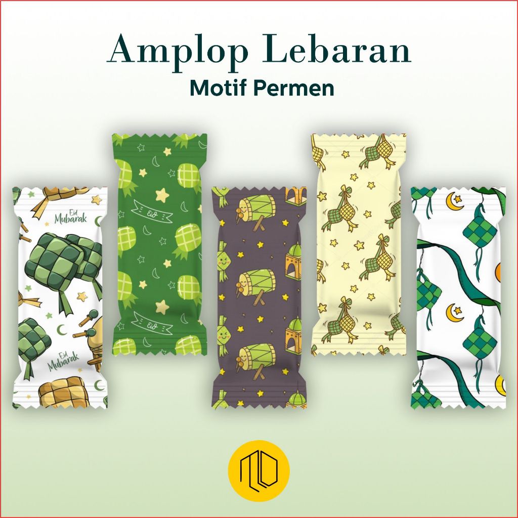 (CONTAINS 12) VIRAL CANDY ENVELOPE / CANDY ENVELOPE / KETUPAT MOTIF EID ...