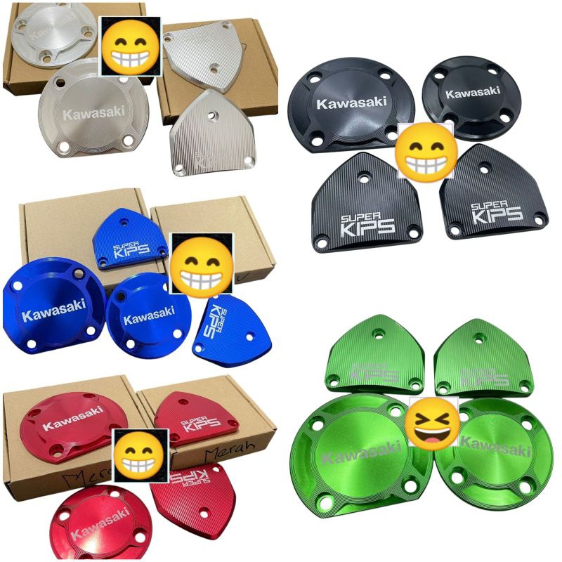 MESIN Engine COVER ENGINE SET LEFT RIGHT NINJA R RR SS COVER KIPS NINJA ...