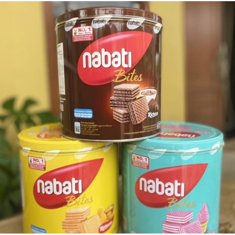 Nabati CHOCOLATE CANNED 240 GRAM / NABATI CHOCOLATE / NABATI WAFER ...