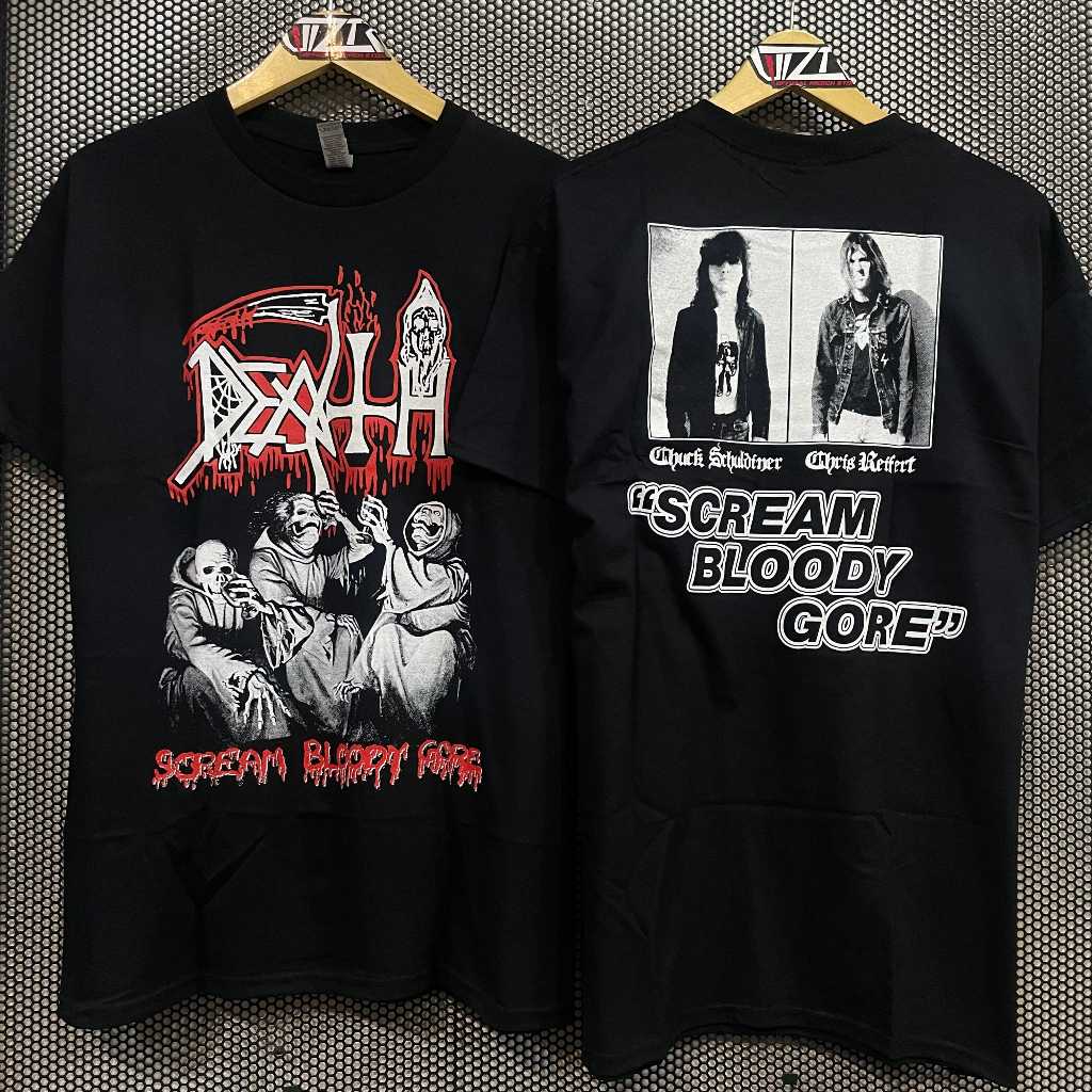 Death Official Band T Shirt - SCREAM BLOODY GORE THROWBACK Original ...