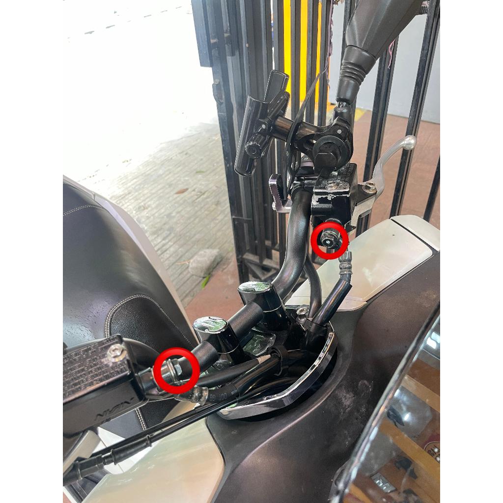 Left RIGHT BANJO BOLT (2 BOLTS) MODEL 2 KEYS PCX 160 VARIO 160 STYLO ...