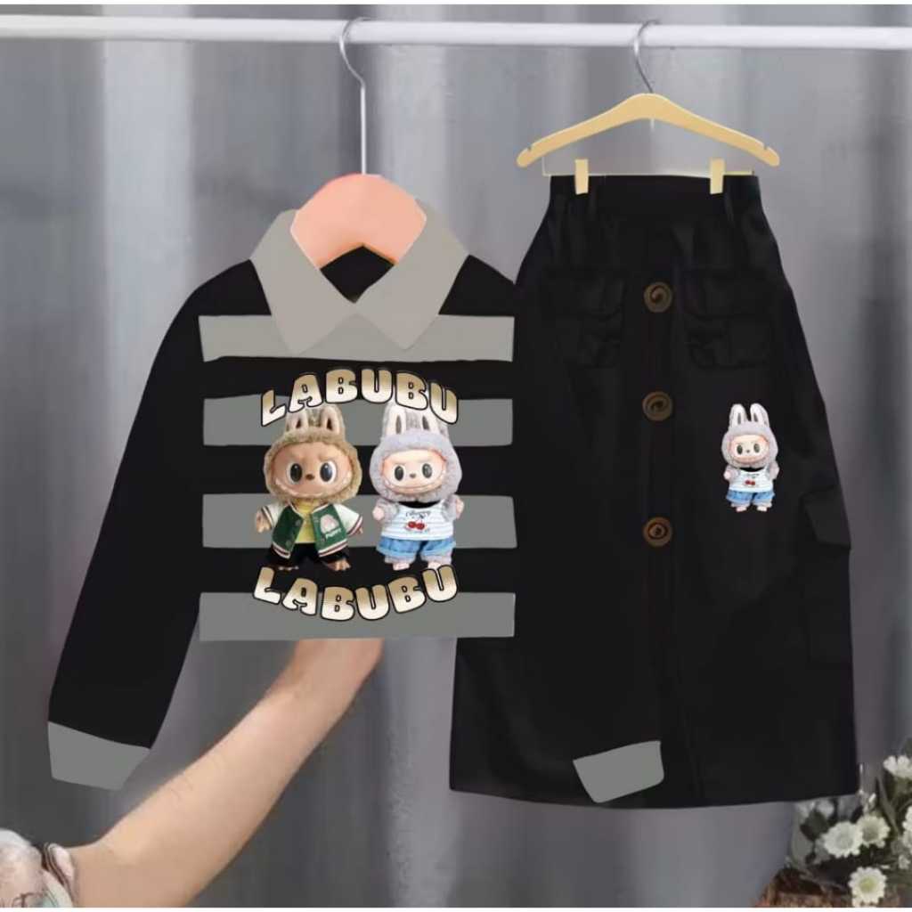 Viral PUMPKIN CARGO SKIRT SET/ CHILDREN'S CLOTHES PUMPKIN COLLAR SALUR ...