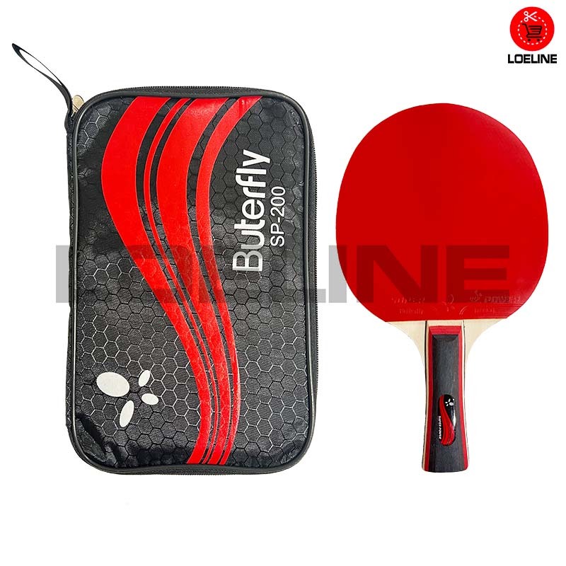 Butterfly Pingpong Bet SP-200 Butterfly Rubber Sports Table Tennis Bat ...