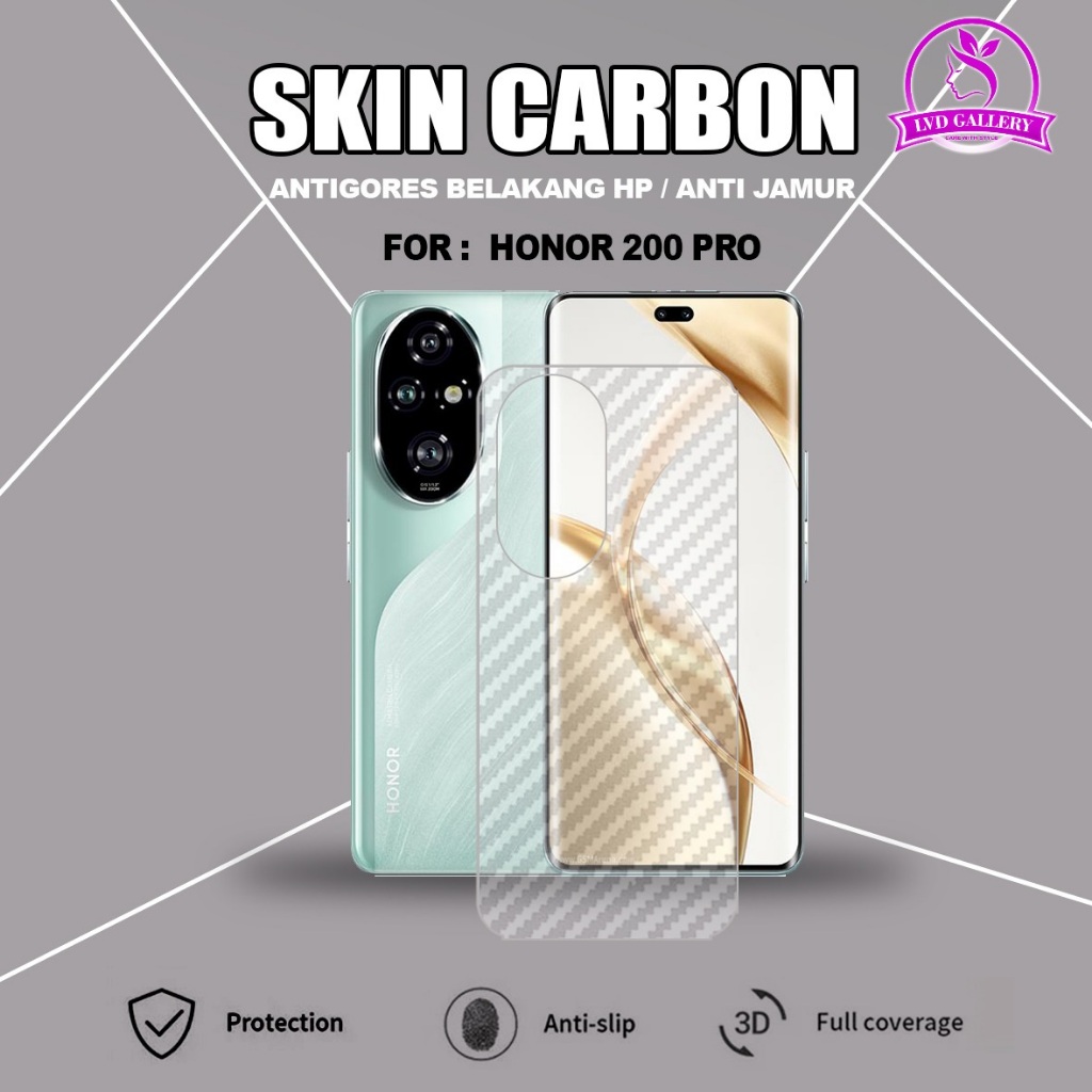 Honor Magic V3 Honor X9C 5G Honor 200 Pro 5G Skin Carbon Transparent ...