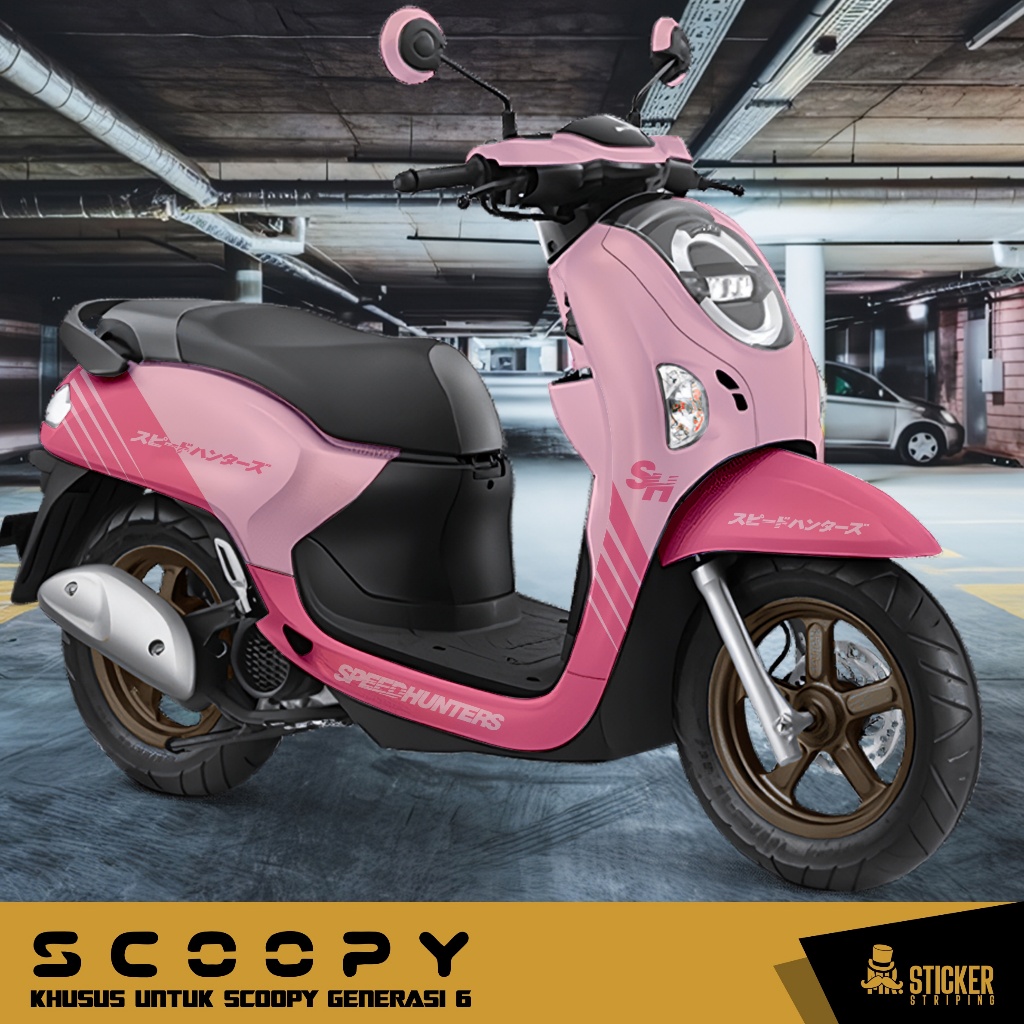 Honda Scoopy NEW 2025 Full Body Decal Sticker Custom Sticker Free ...