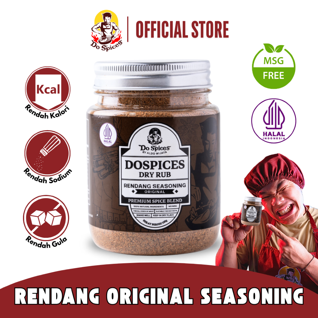 Do Spices Healthy Dry Rub Low Calorie Marinade seasoning [Rendang ...