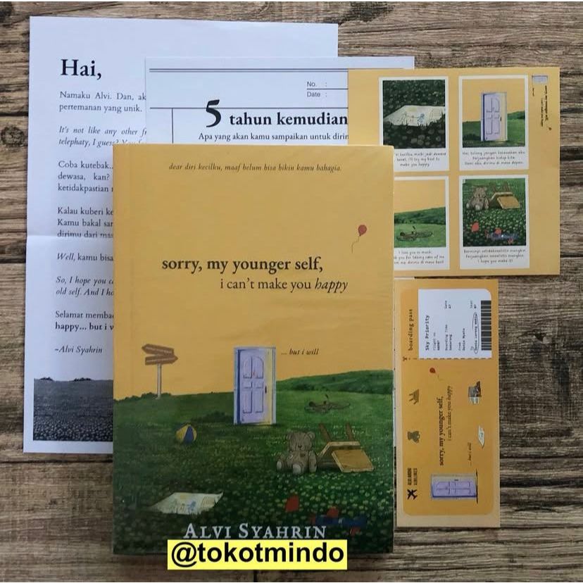 (TTD Author) Book SORRY, MY YOUNGER SELF - Alvi Syahrin - Alvi Ardhi ...