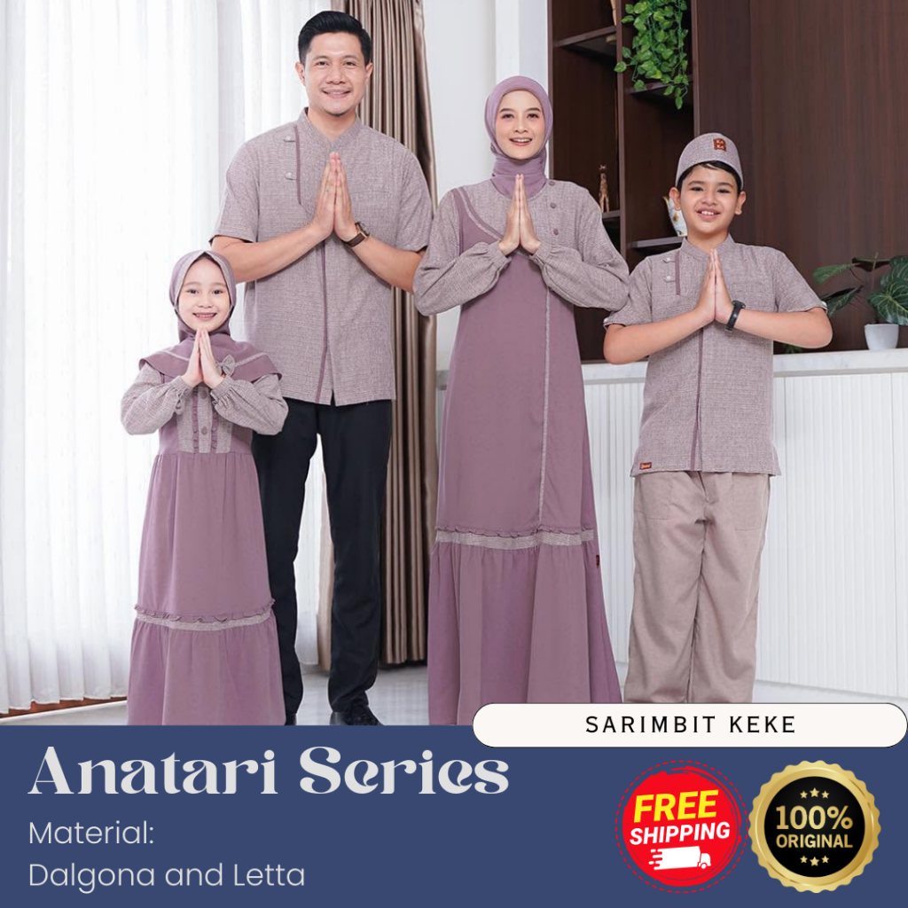 [SARIMBIT Keke] LATEST SARIMBIT LEBARAN FAMILY BAJU BY KEKE // ANATARI ...