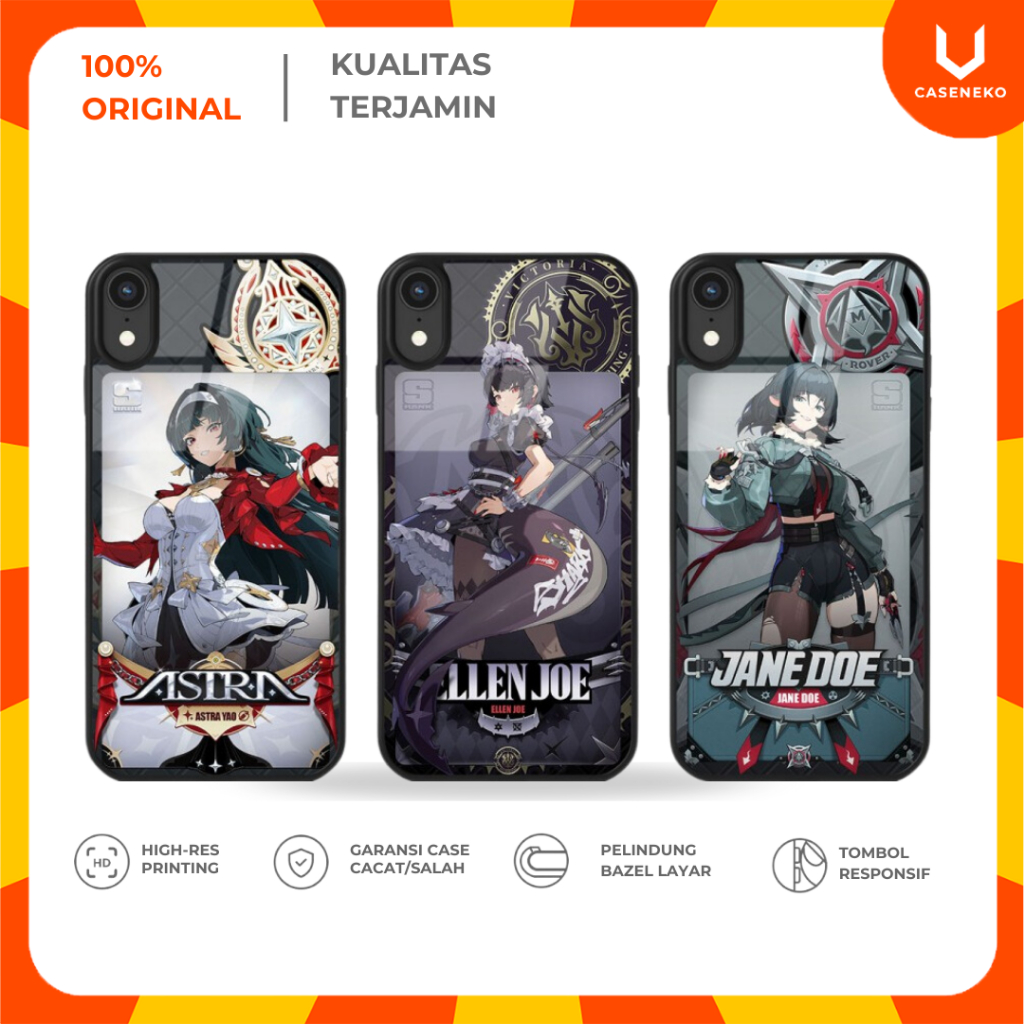 Custom Case Zenless Zone Zero ZZZ Card Hoyoverse Game Phone Casing ...