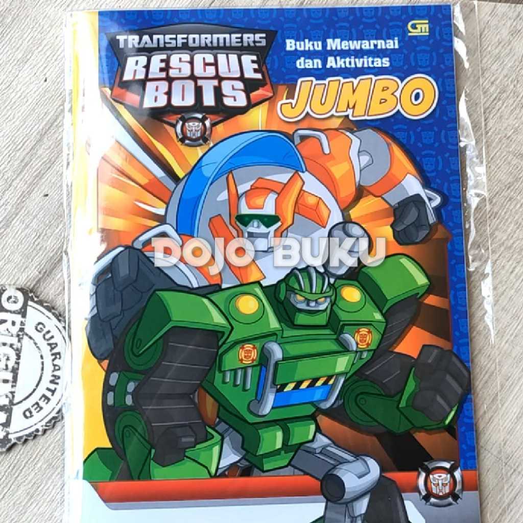 Transformers Rescue Bots Book: Jumbo Coloring and Activity Book by ...