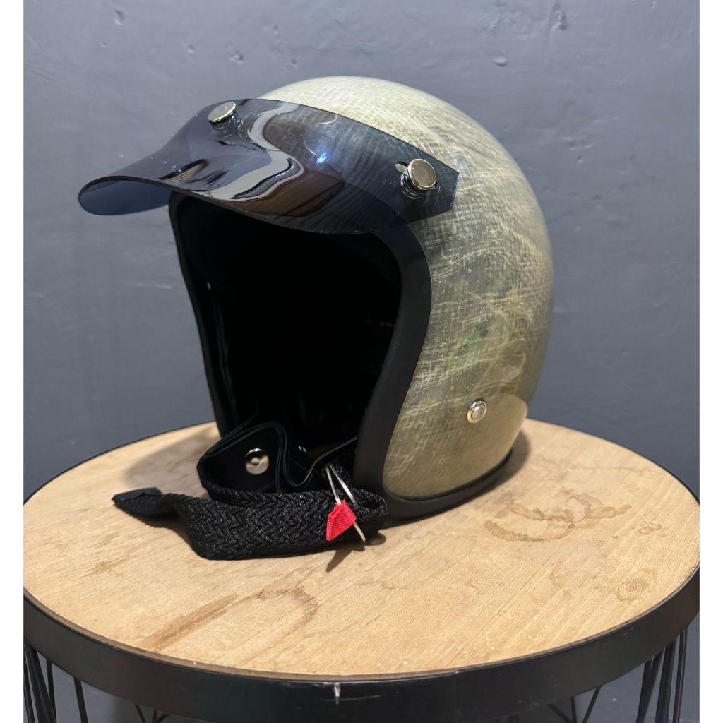 PUTIH HITAM UNGU Raw slim head helmet Black, Blue, Purple, Navy, White ...