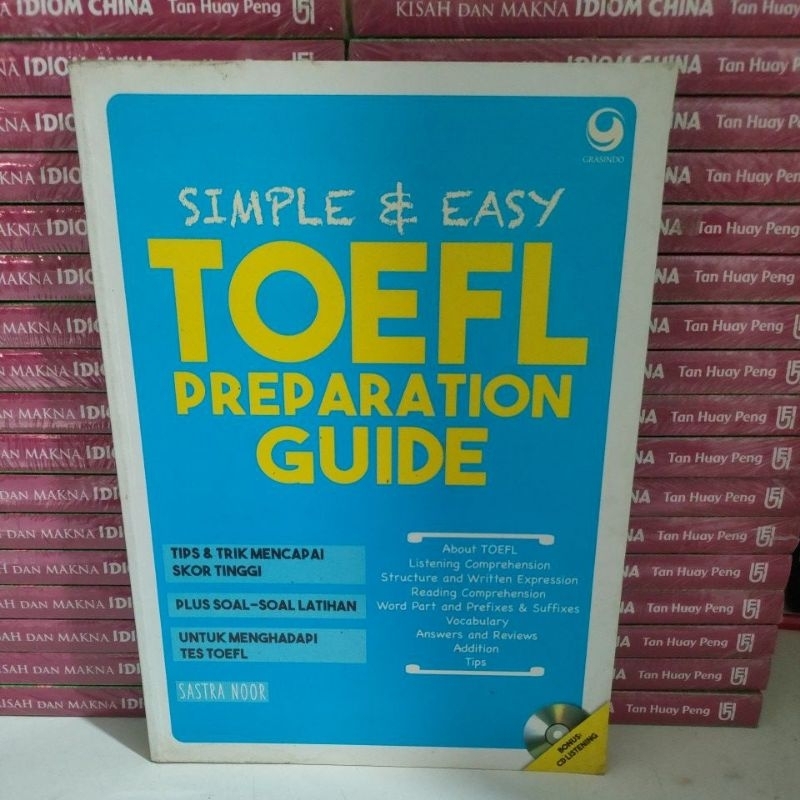Original Book - Simple & Easy Toefl Preparation Guide Book | Shopee ...