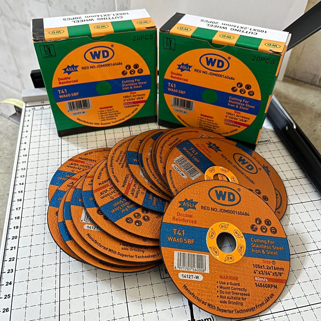 Wd 4" Inch Cutting Grinding Stone / Cutting Wheel 4 In x 1,2 mm Cutting ...