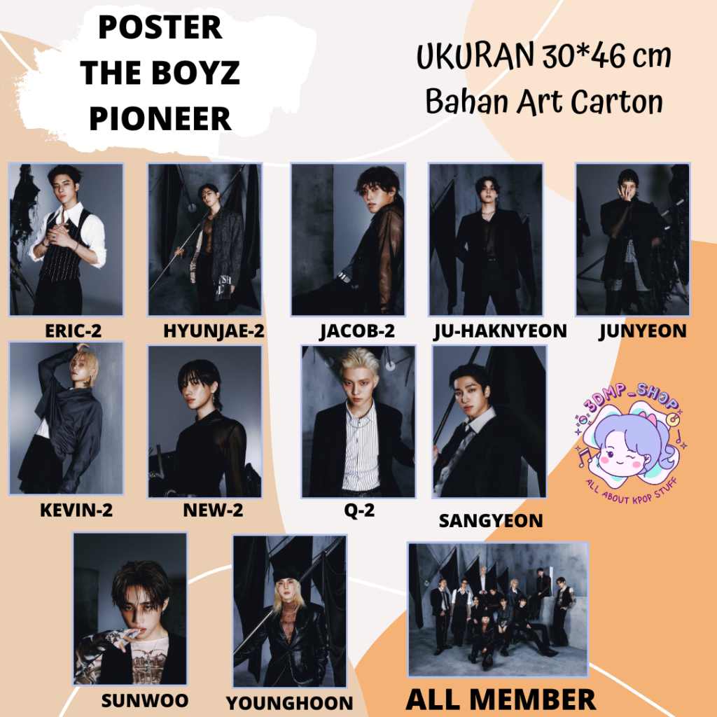 Poster A3 THE BOYZ FLASH PIONEER RIOT TRIGGER VANGUARD | Shopee Malaysia