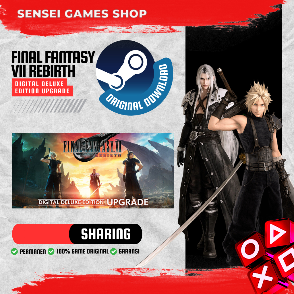 [BONUS Steam KEY] FINAL FANTASY VII Rebirth Digital Deluxe Edition ALL DLC/ FF7 Rebirth STEAM ...