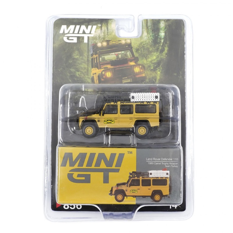 Mini GT No. 856 Land Rover Defender 110 1989 Camel Trophy Amazon Team ...
